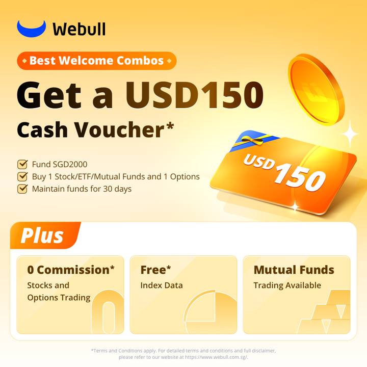 Webull Singapore Referral and Promo Code (Bonus US$150)
