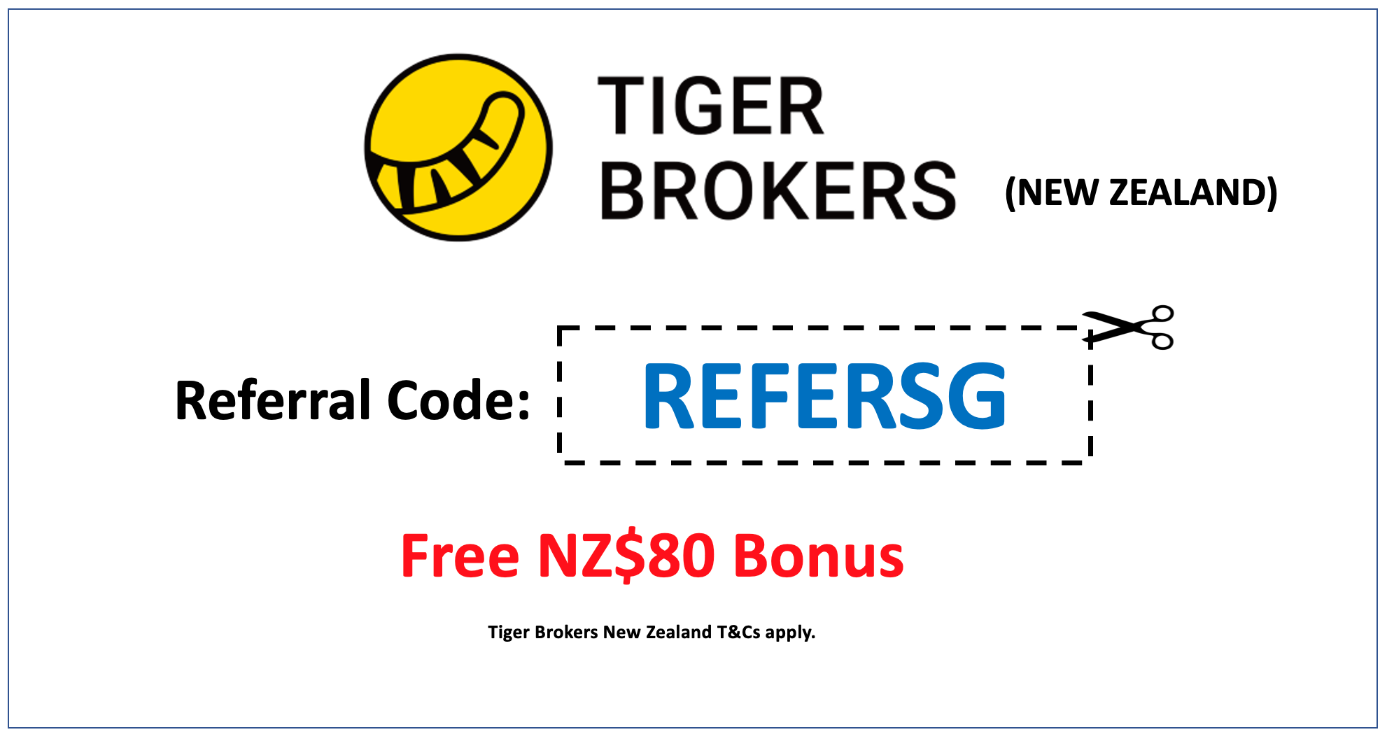 Tiger Fintech NZ Referral Code: REFERSG (Bonus $80)