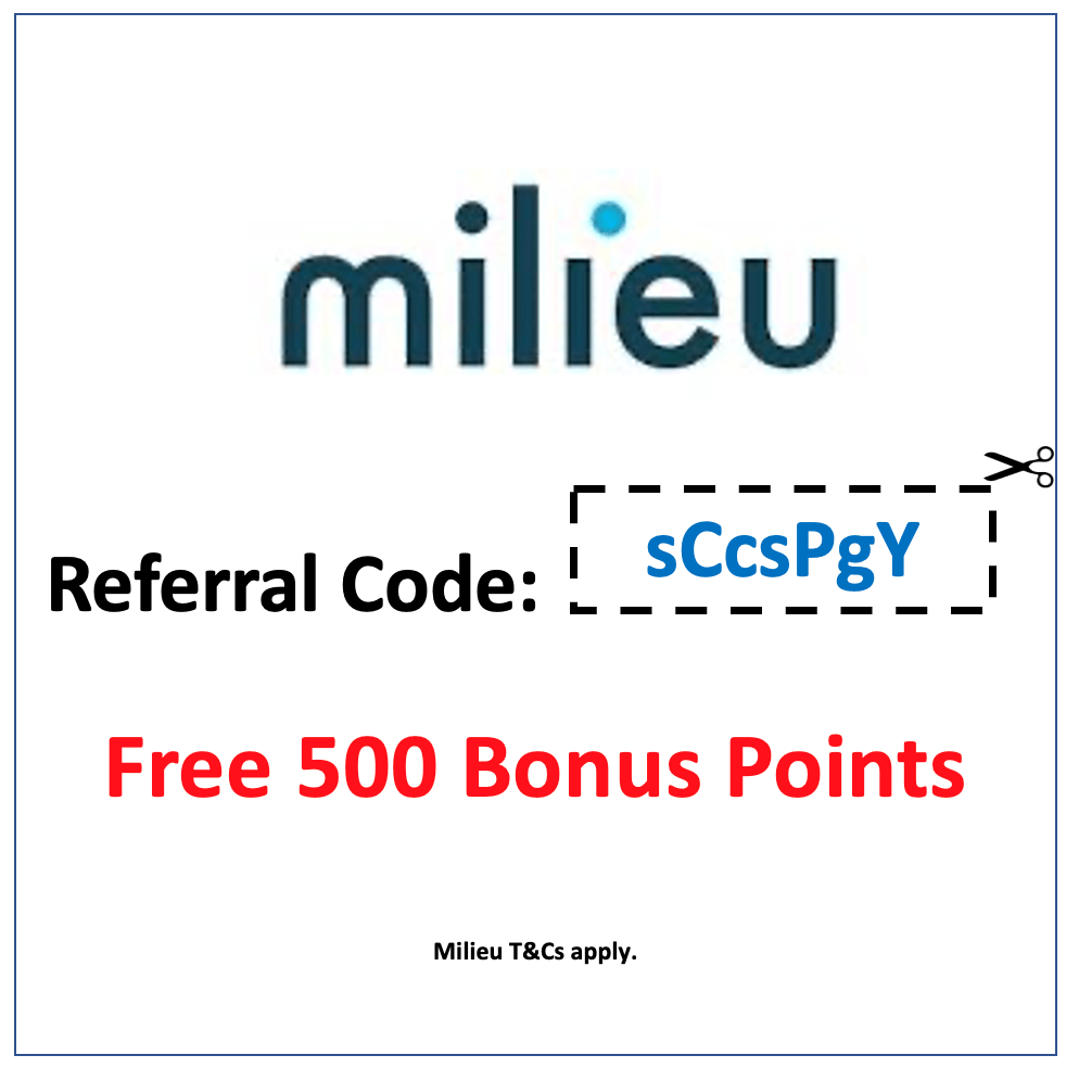Milieu Referral Promo Code: sCcsPgY (Free 500 Points)